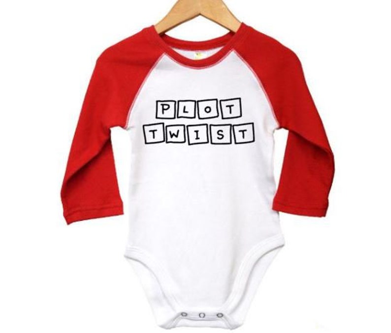 Plot Twist Baby Announcement Baby Reveal Newborn Outfit | Etsy