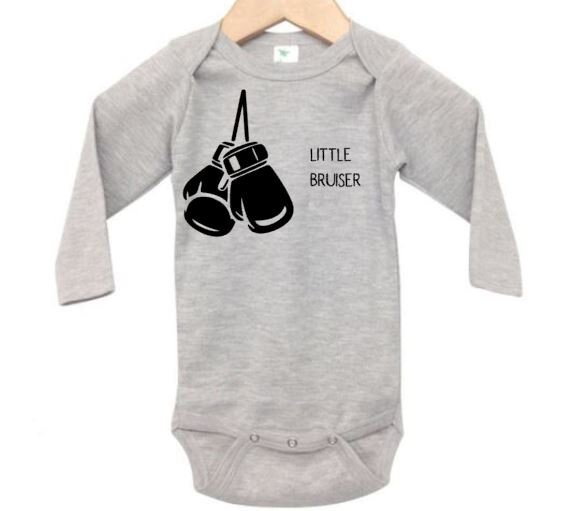 Boxing Onesie Little Bruiser Boxing Bodysuit Boxing Romper | Etsy