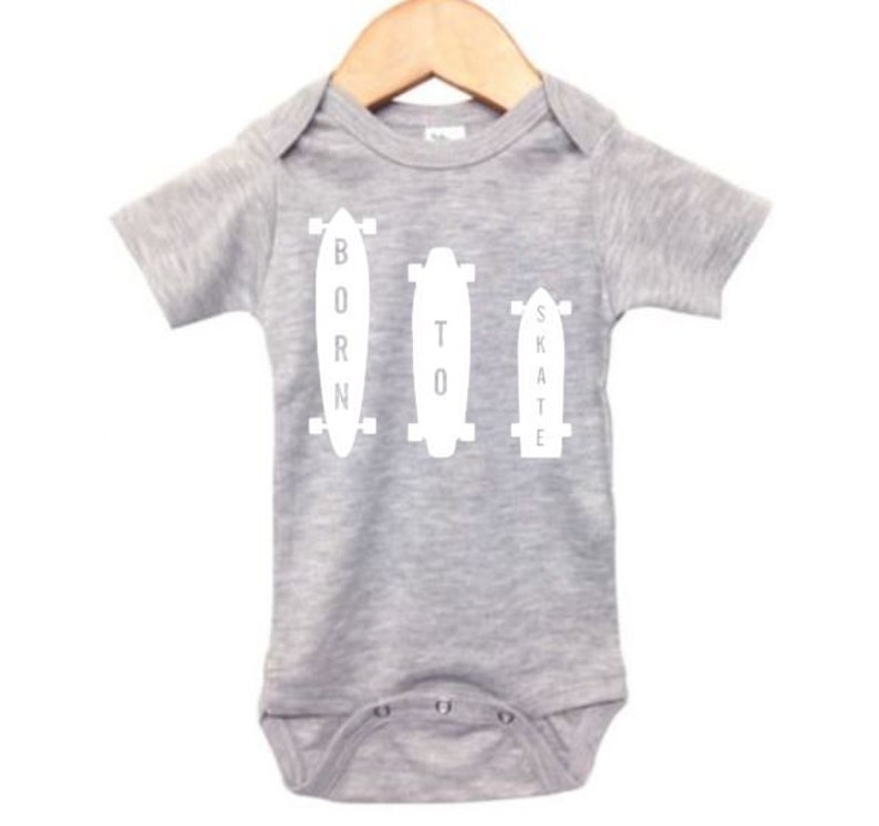 Born to Skate Skateboarding Onesie Skateboard Bodysuit Baby | Etsy