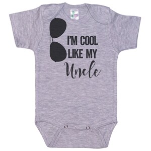 Gift From Uncle, I'm Cool Like My Uncle, Nephew, Gift for Nephew, Baby ...