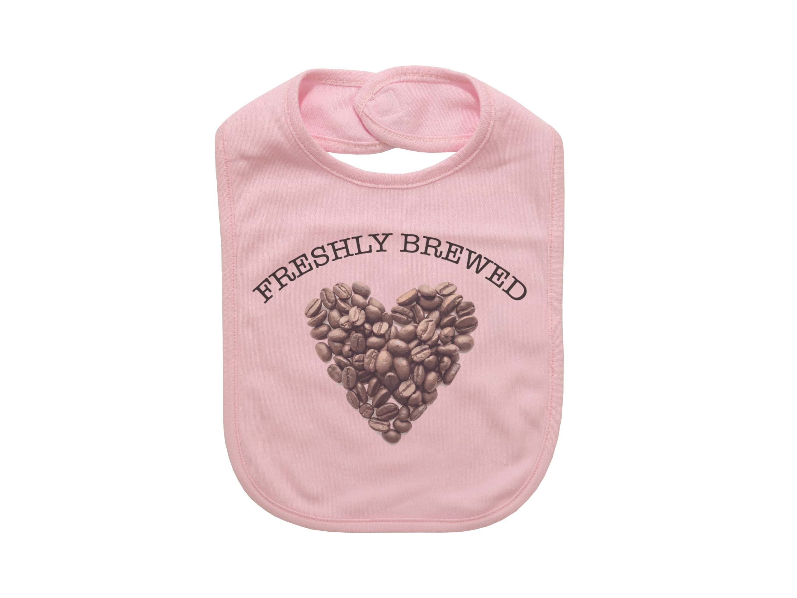 Coffee Baby Bib, Freshly Brewed, Coffee Bib, Baby Announcement, Super ...