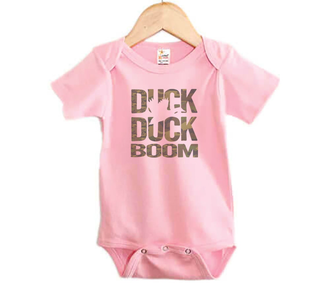 Duck Hunting Onesie Duck Duck Boom Camo Waterfowl Onesie - Etsy