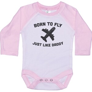 Airplane Onesie®, Born to Fly Like Daddy, Pilot Onesie®, Pilot Bodysuit ...
