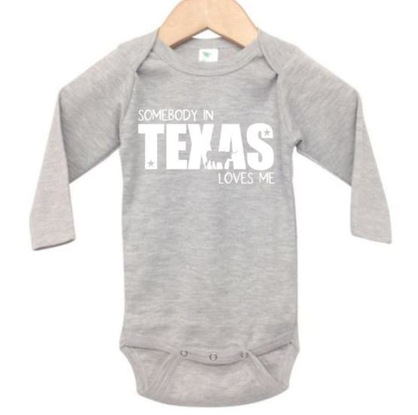 Somebody in Texas Loves Me Texas Bodysuit TX Onesie Baby - Etsy