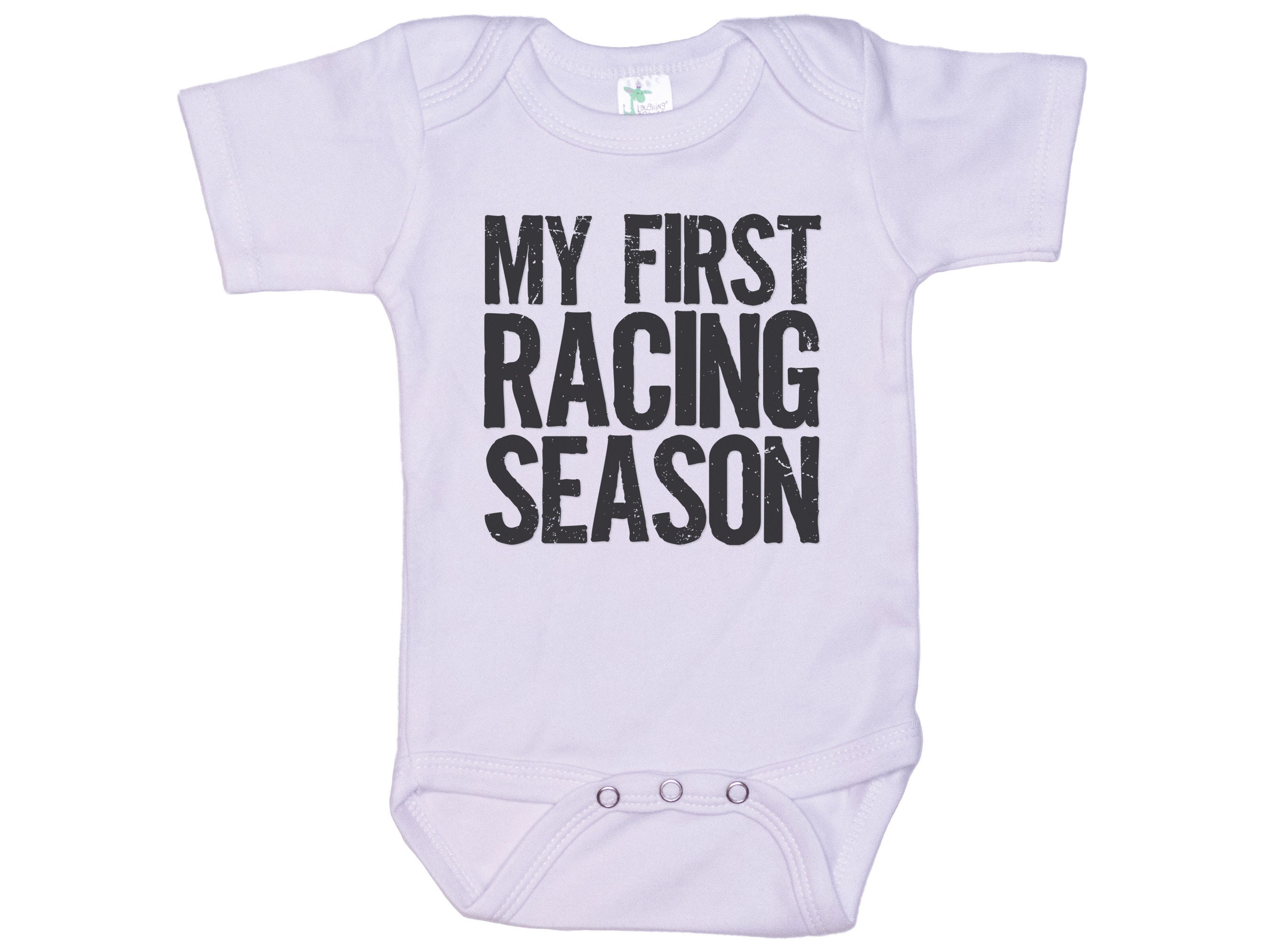 Racing Onesie®, My First Racing Season, Motocross Bodysuit, Baby Racing ...