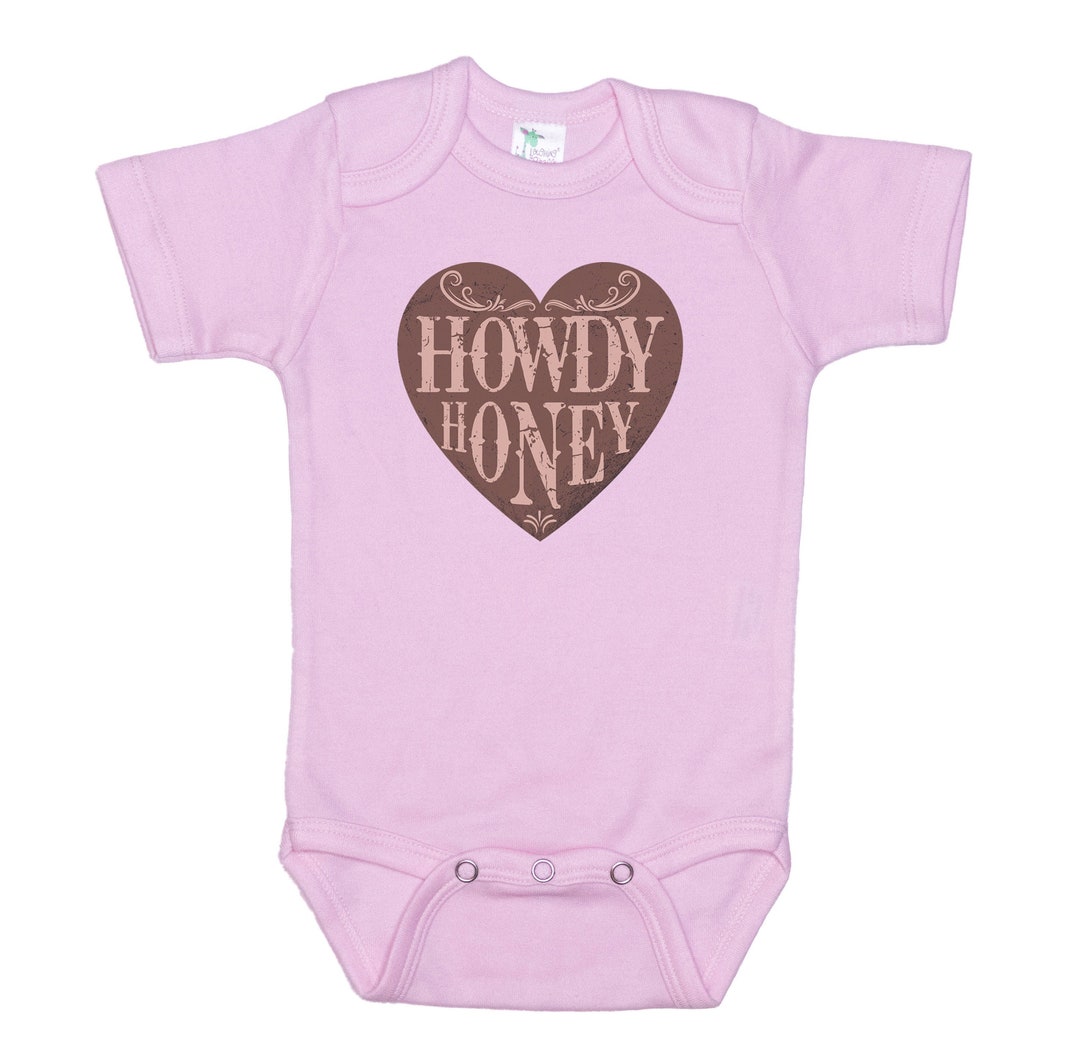 Howdy Baby Onesie®, Howdy Honey, Western Baby Outfit, Super Soft ...