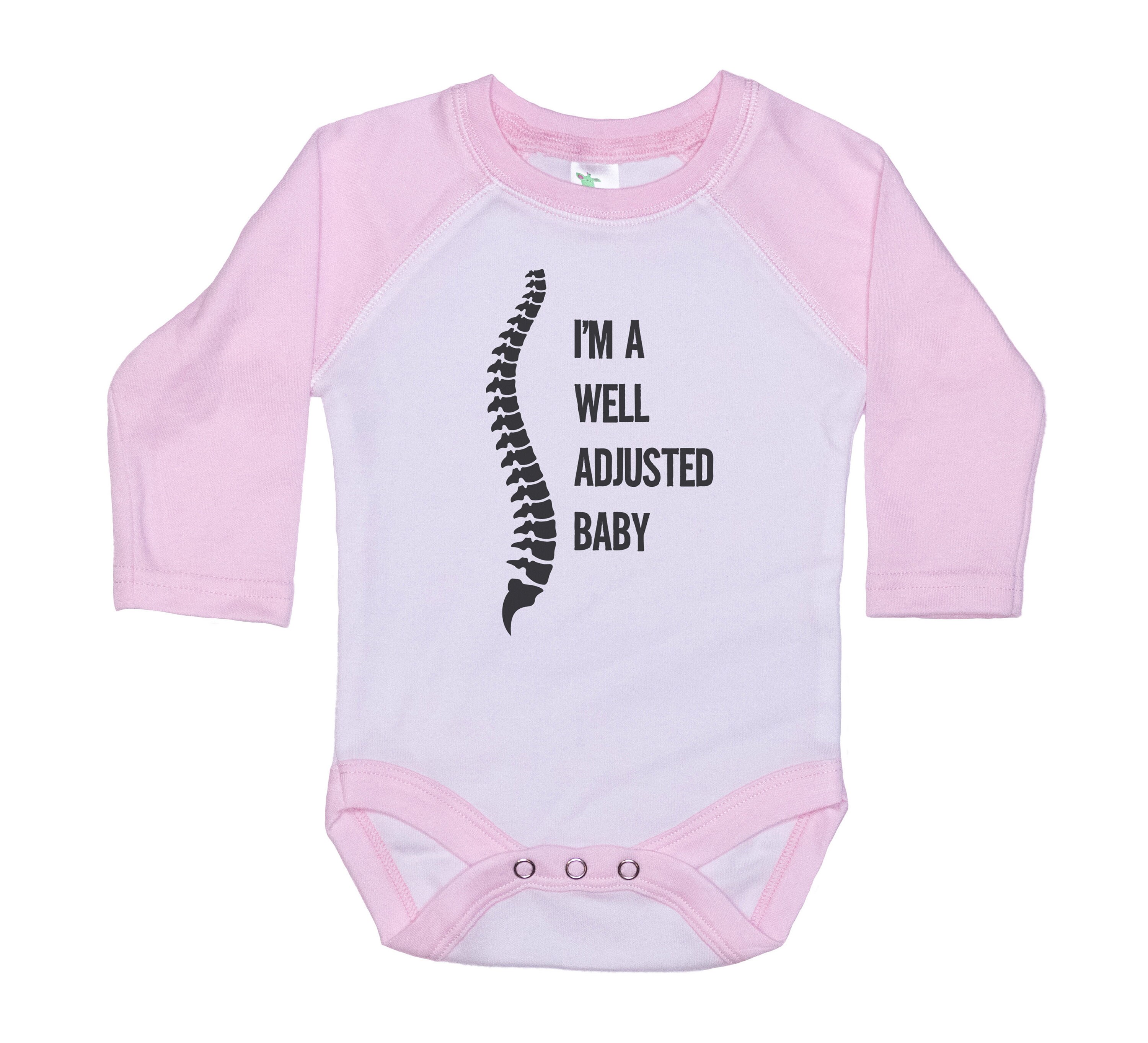 Chiropractor Onesie®, I'm A Well Adjusted Baby, Chiropractor Bodysuit ...