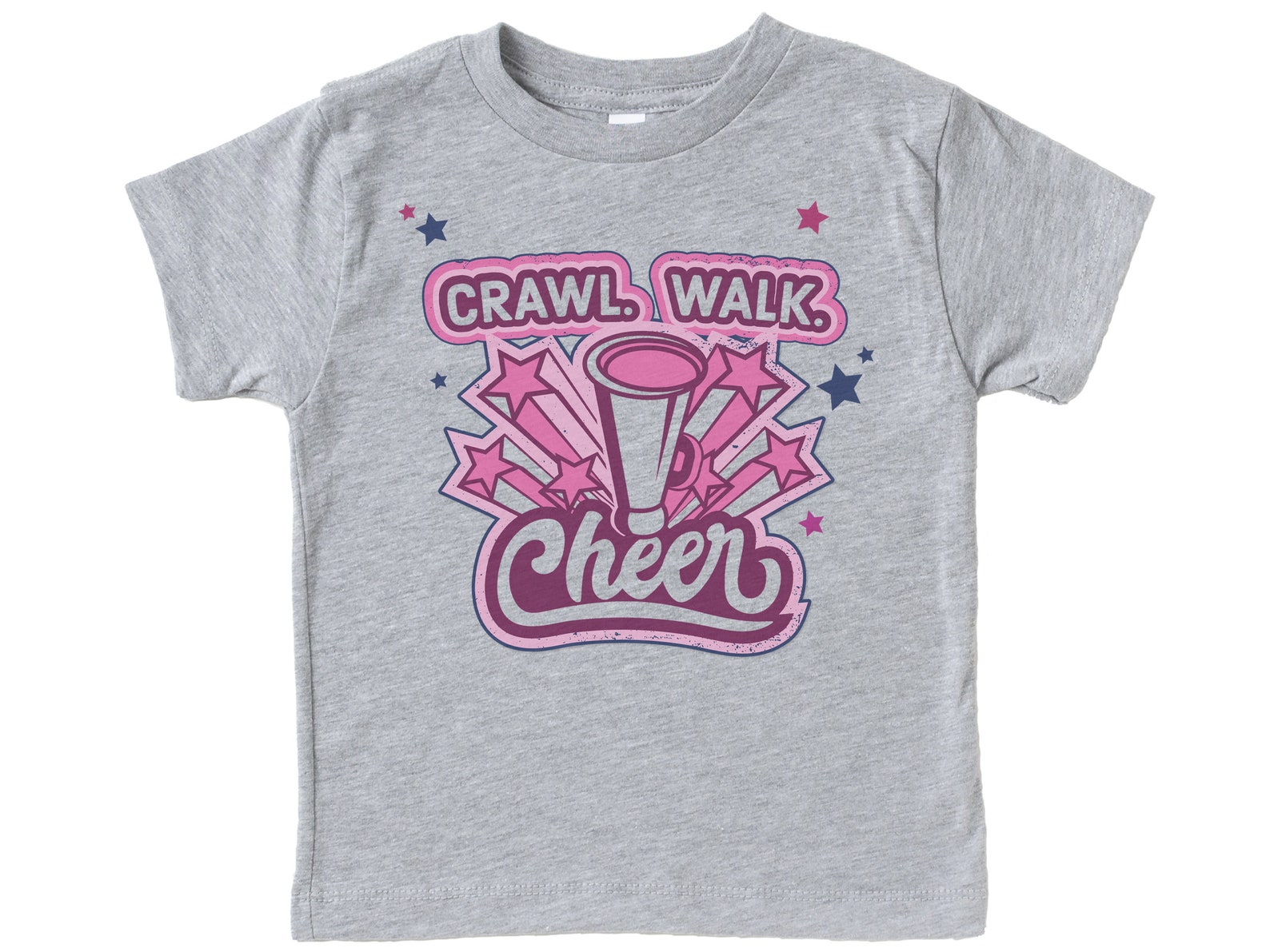 Girls Cheer Shirt, Crawl Walk Cheer, Cheerleading Shirt, Toddler Cheer ...