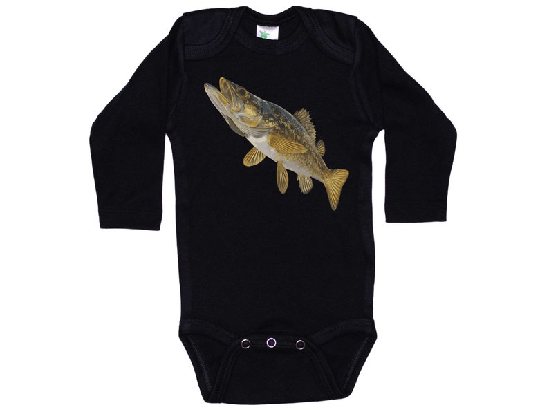 Fishing Onesie®, Walleye, Walleye Baby Outfit, Fishing Baby Outfit ...