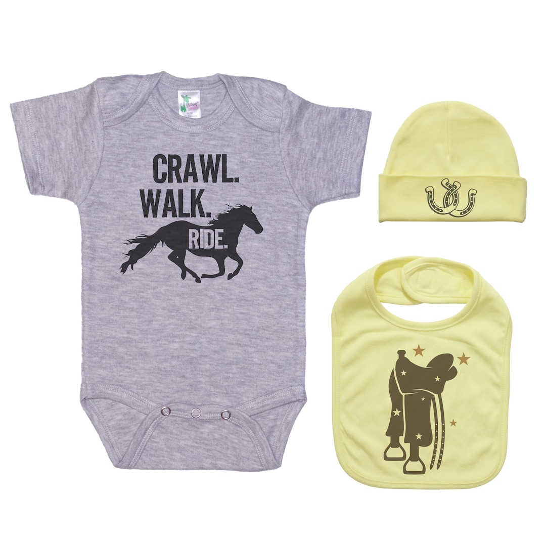 Baby Horse Onesie®, Horse Bundle, Baby Gift Set, Baby Shower, Gift for ...
