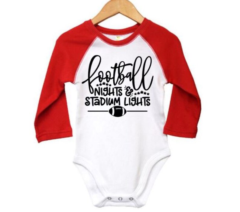 Baby Football Onesie Football Nights & Stadium Lights - Etsy