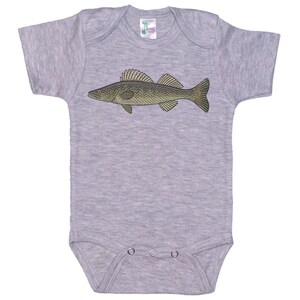 Fishing Onesie®, Walleye, Walleye Baby Outfit, Fishing Baby Outfit ...