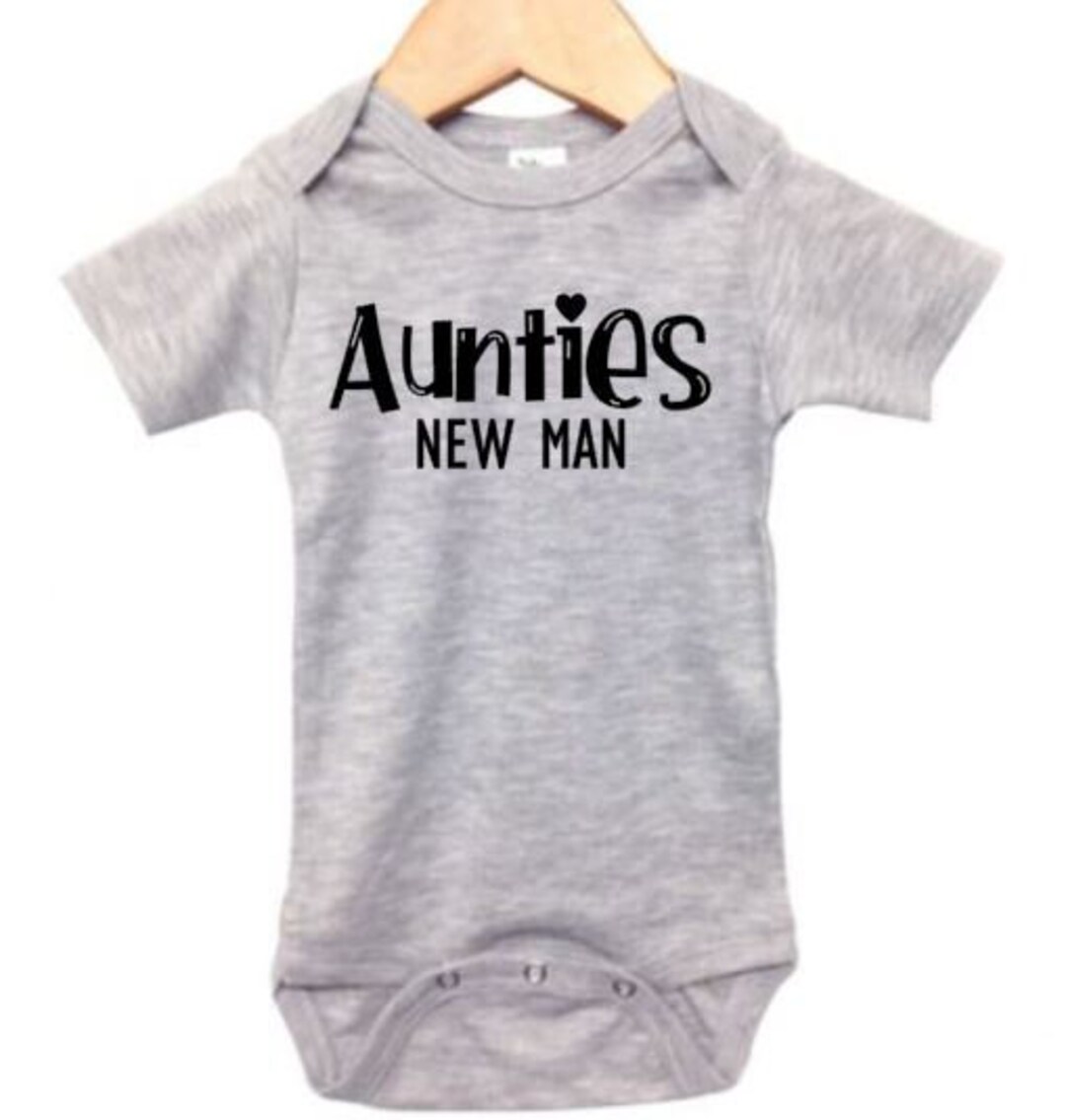 Aunt Baby Onesie Aunties New Man Newborn Aunt Outfit Aunt - Etsy