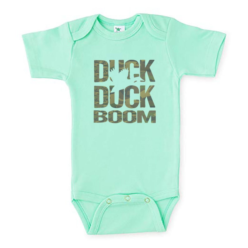 Duck Hunting Onesie Duck Duck Boom Camo Waterfowl Onesie - Etsy