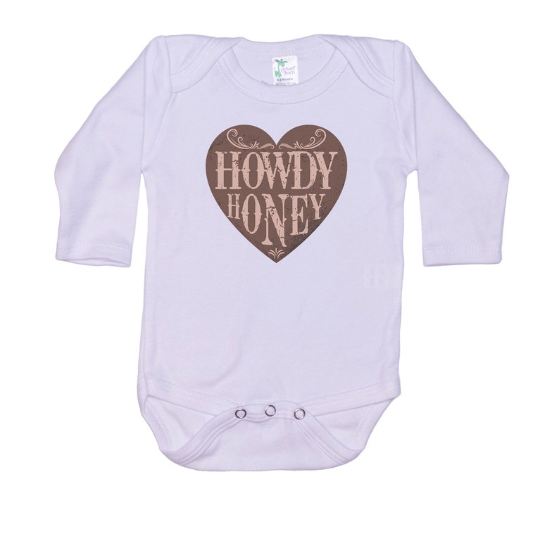 Howdy Baby Onesie®, Howdy Honey, Western Baby Outfit, Super Soft ...