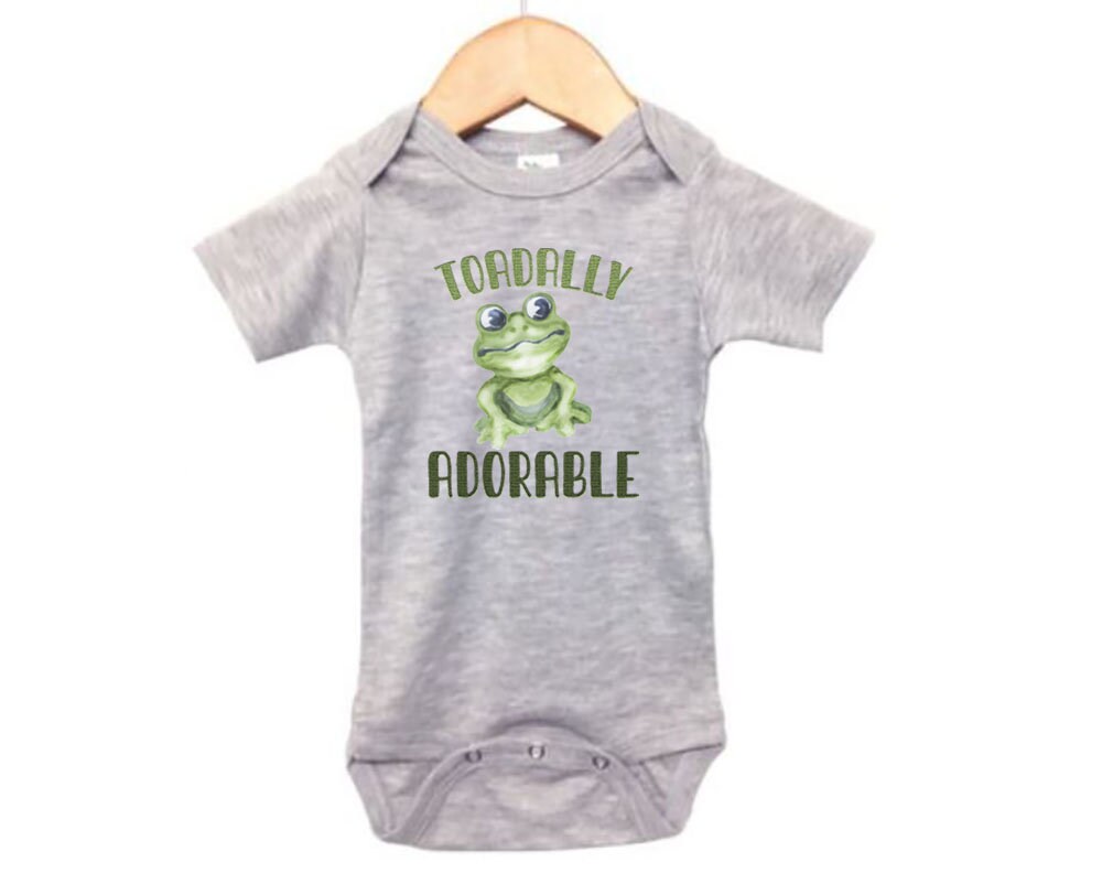 Frog Onesie Toadally Adorable Baby Frog Outfit Frog - Etsy