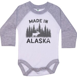 Made in Alaska, Alaska Onesie®, Baby Alaska Outfit, Alaska Baby, Baby ...