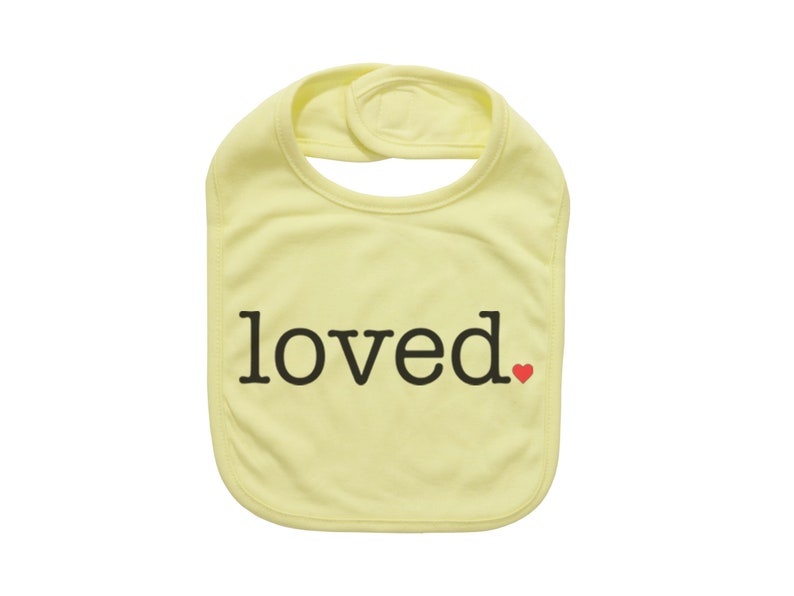 Love Baby Bib, Loved Heart, Valentine's Day Bib, Baby Shower Gift, Cute ...