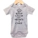 Chef Onesie Keep Calm My Mom's A Chef Cooking Bodysuit - Etsy