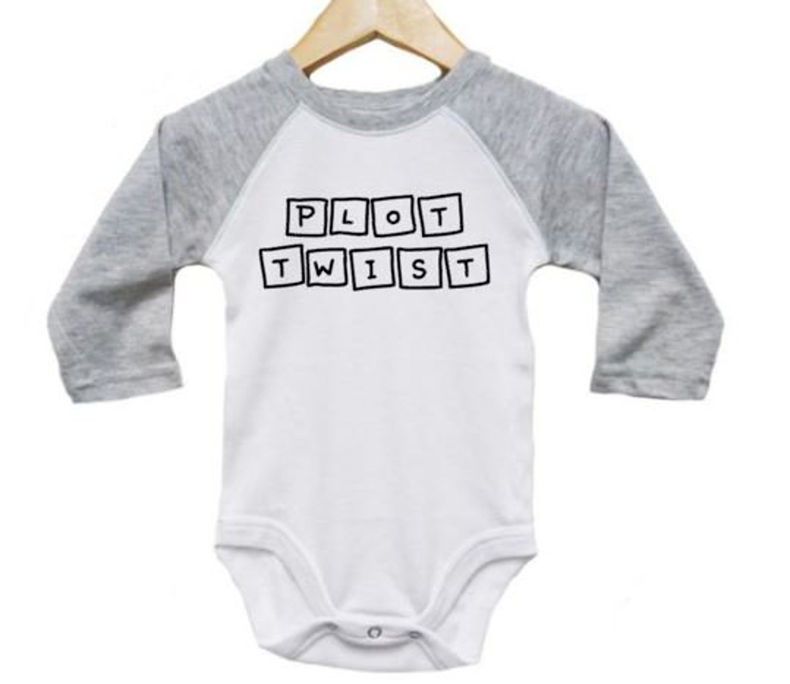 Plot Twist Baby Announcement Baby Reveal Newborn Outfit | Etsy