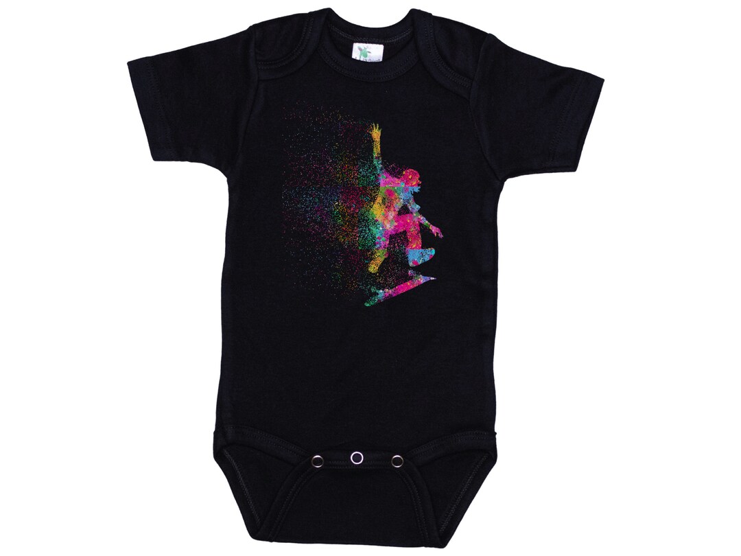 Skateboard Onesie®, Skater Splash, Baby Skating Outfit, Skater Bodysuit ...