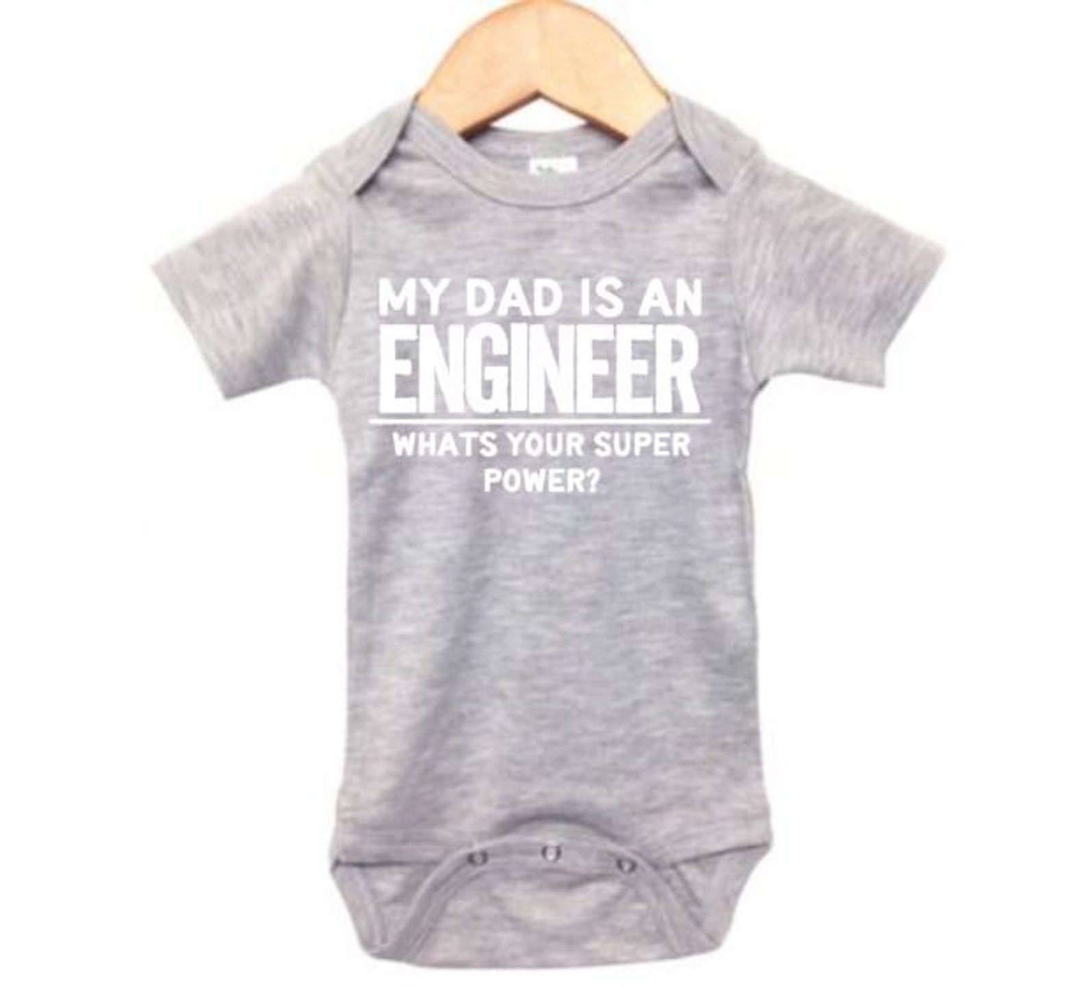 My Dad is an Engineer Engineer Onesie Engineering Geek | Etsy