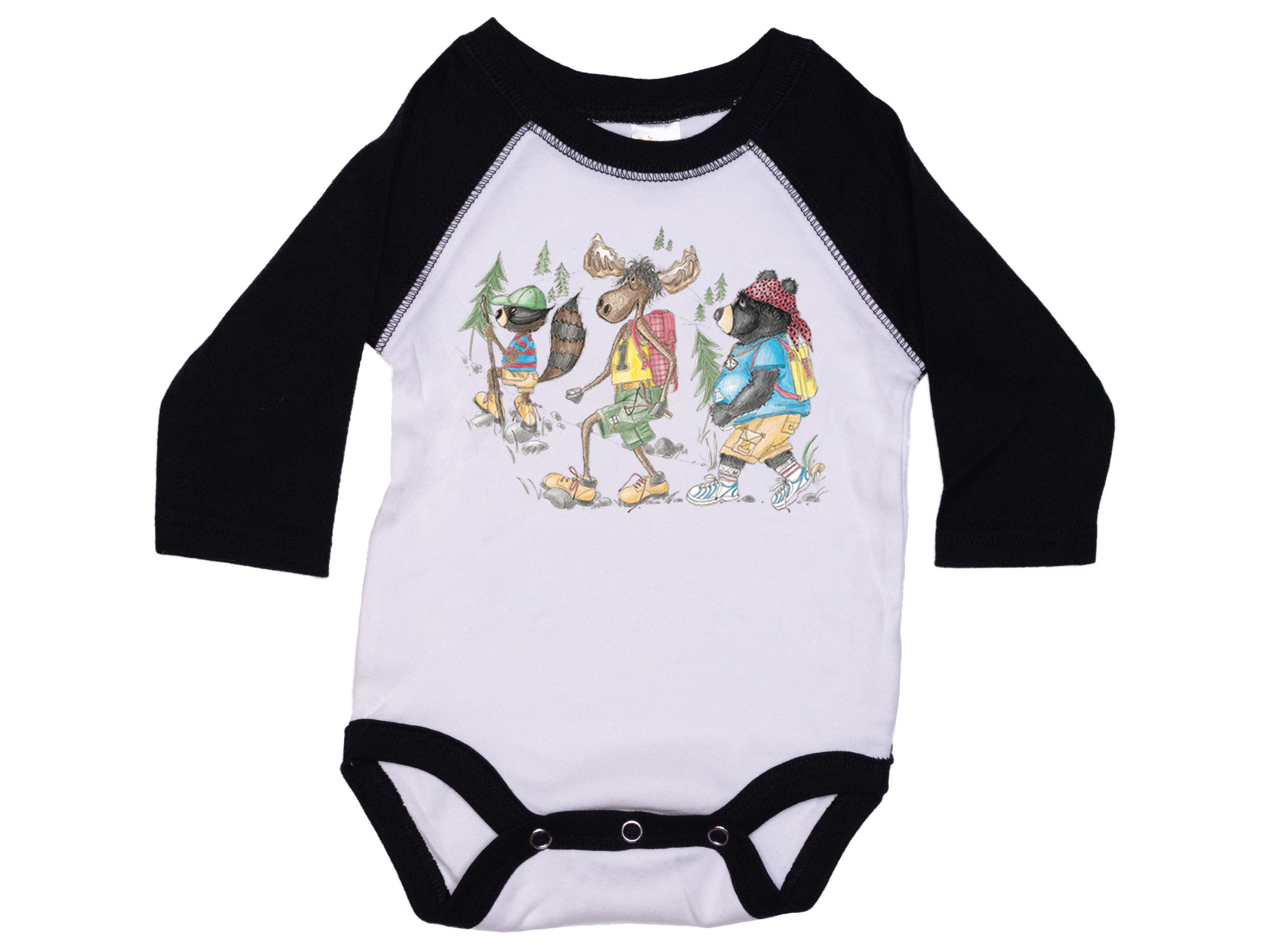 Hiking Onesie®, the Hikers, Baby Hiking Outfit, SOLAR PRINT, Infant ...