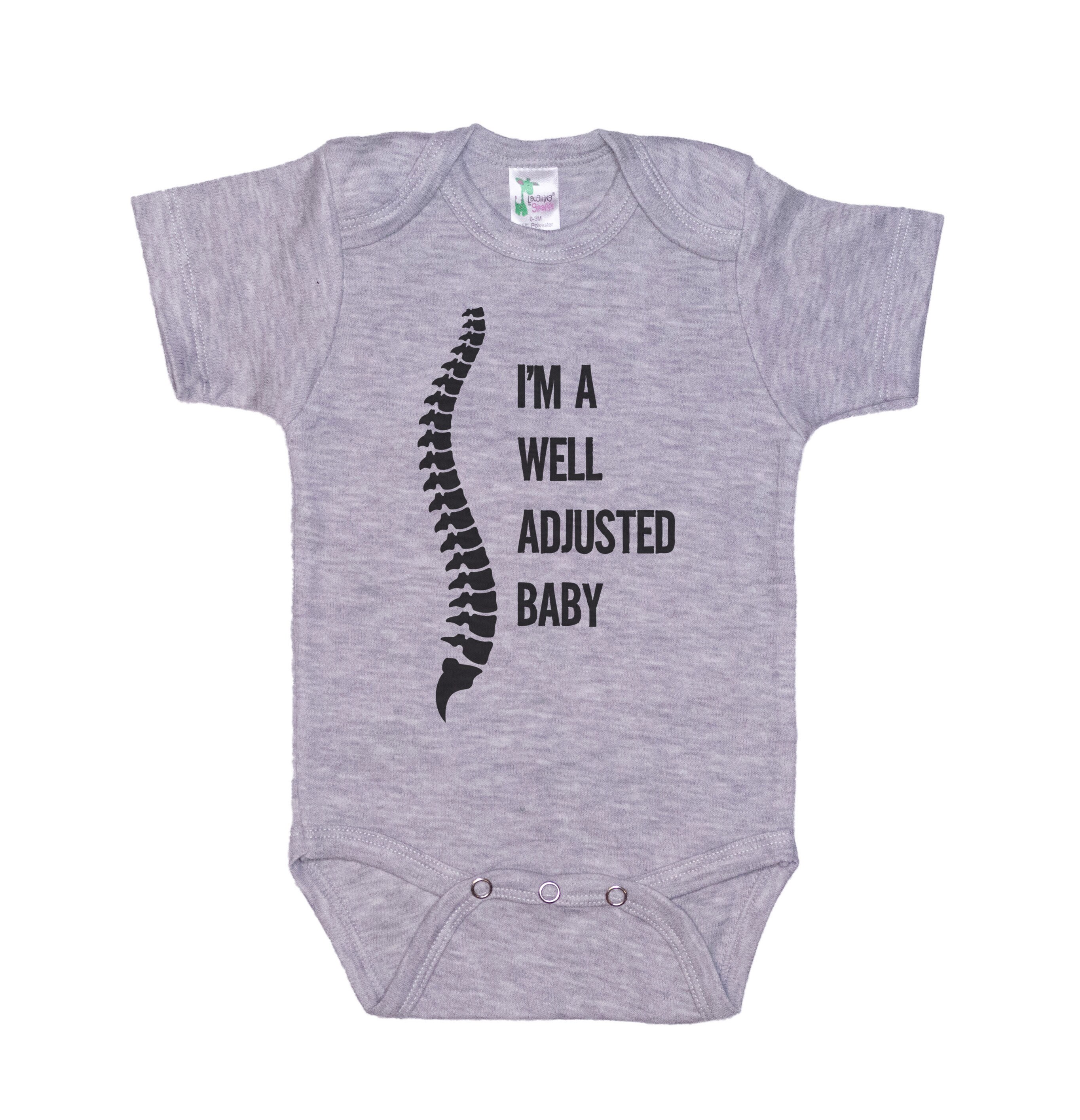 Chiropractor Onesie®, I'm A Well Adjusted Baby, Chiropractor Bodysuit ...