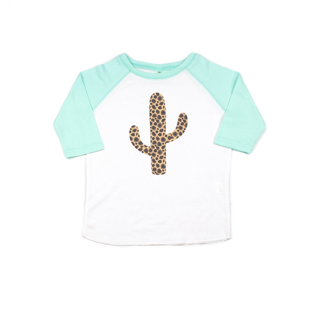 Kids Cactus Shirt, Leopard Cactus, Toddler Cactus Shirt, Youth Cactus ...