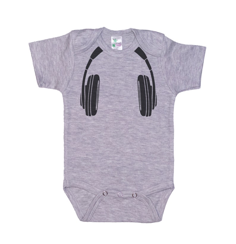Baby DJ Outfit, Headphones, Infant DJ Onesie®, Baby DJ Bodysuit, Funny ...