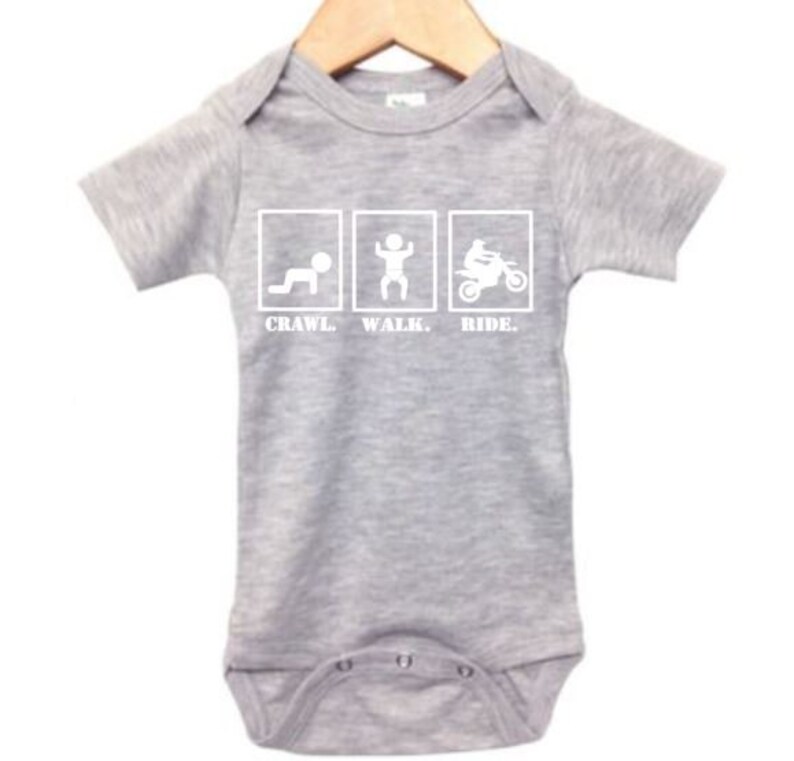 Dirt Bike Onesie Crawl Walk Ride Dirt Bike Bodysuit - Etsy