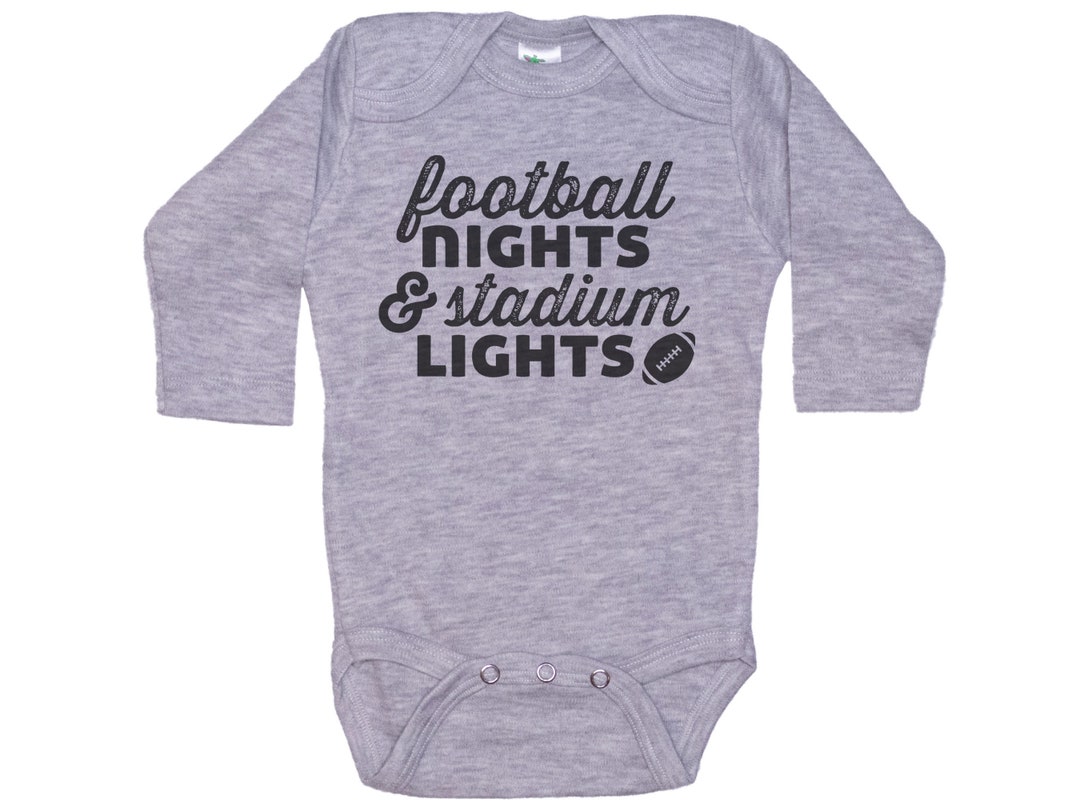 Baby Football Onesie®, Football Nights & Stadium Lights, Super Soft ...