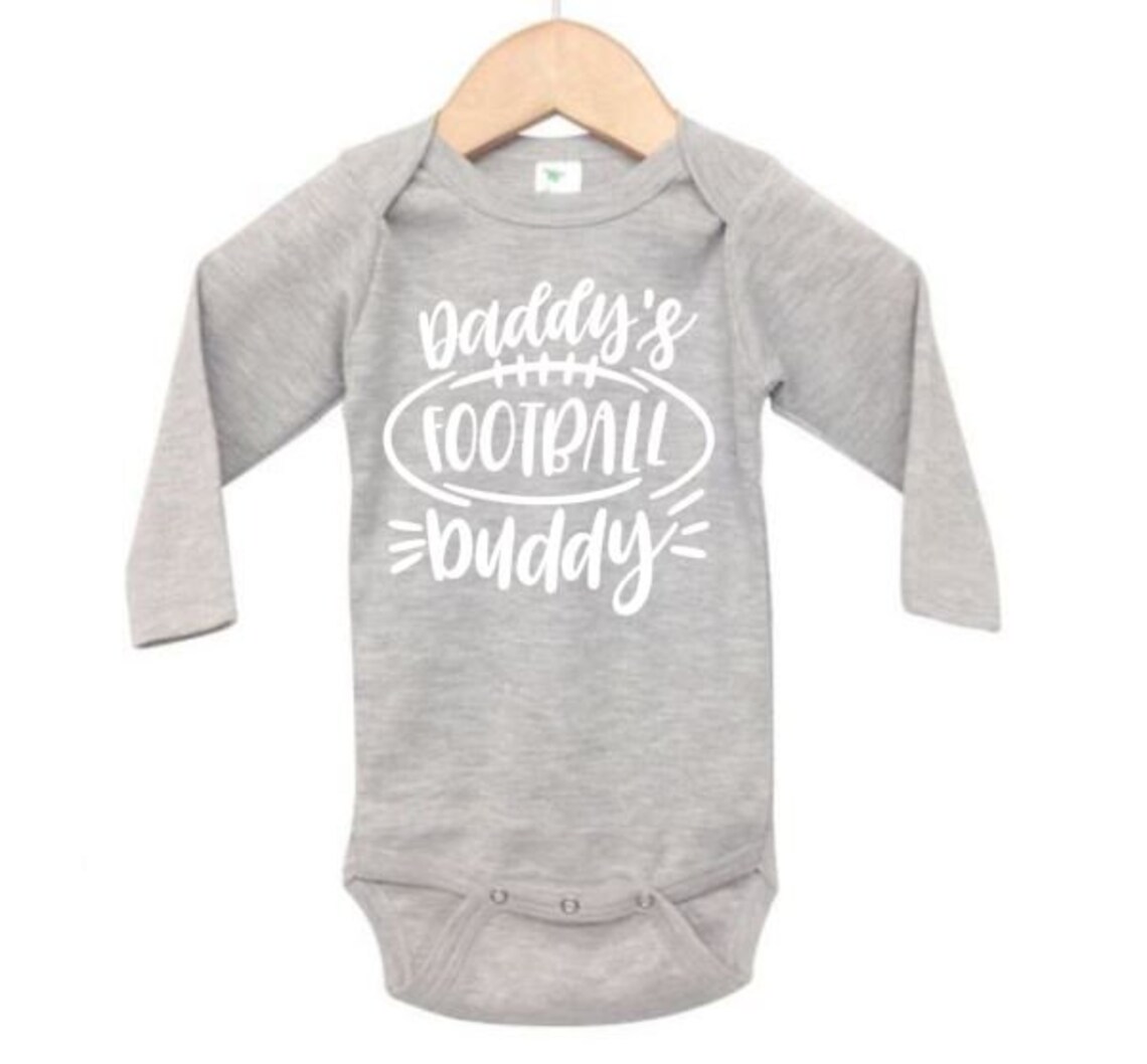 Football Onesie Daddy's Football Buddy Baby Football - Etsy