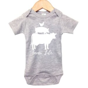 Baby Farmer Outfit Farm Life Infant Farm Onesie Farmer - Etsy