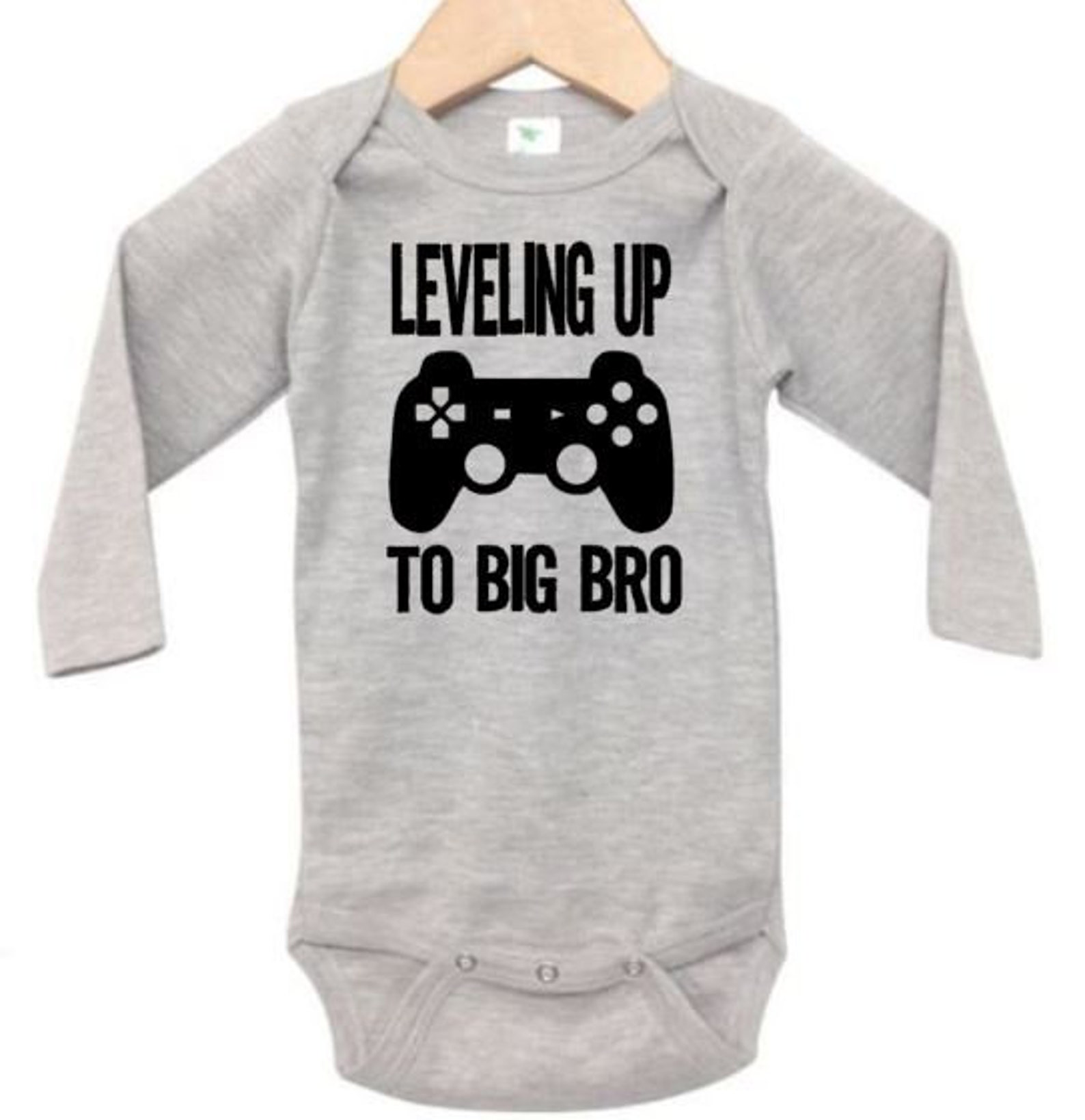 Big Brother Onesie Leveling up to Big Bro Big Bro Bodysuit | Etsy