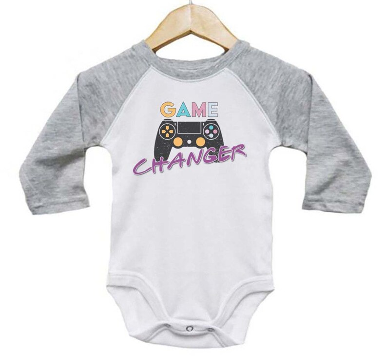 Gamer Onesie Game Changer Gaming Baby Announcement Video - Etsy
