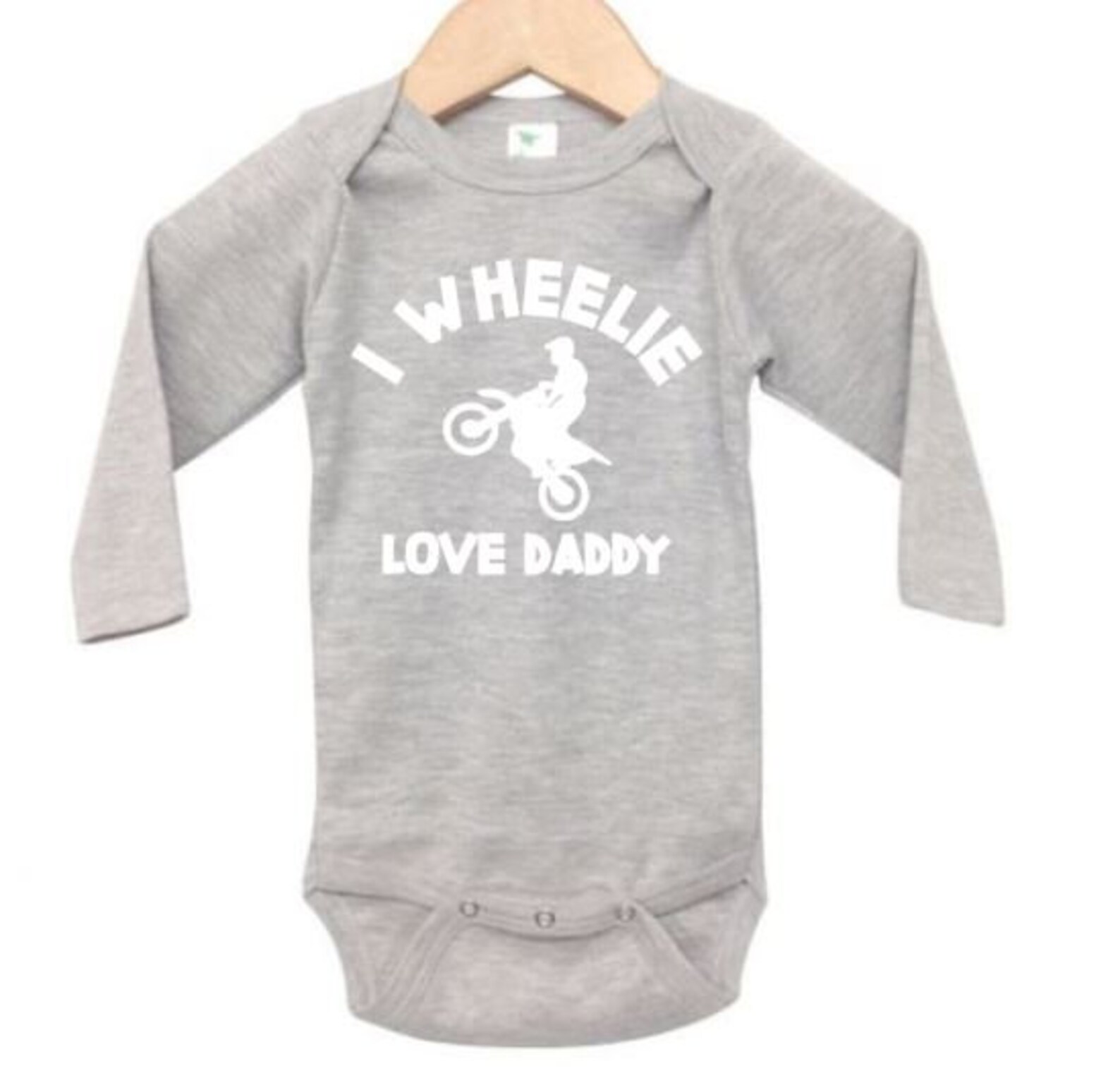 Motocross Onesie I Wheelie Love Daddy Dirt Bike Onesie Dirt - Etsy