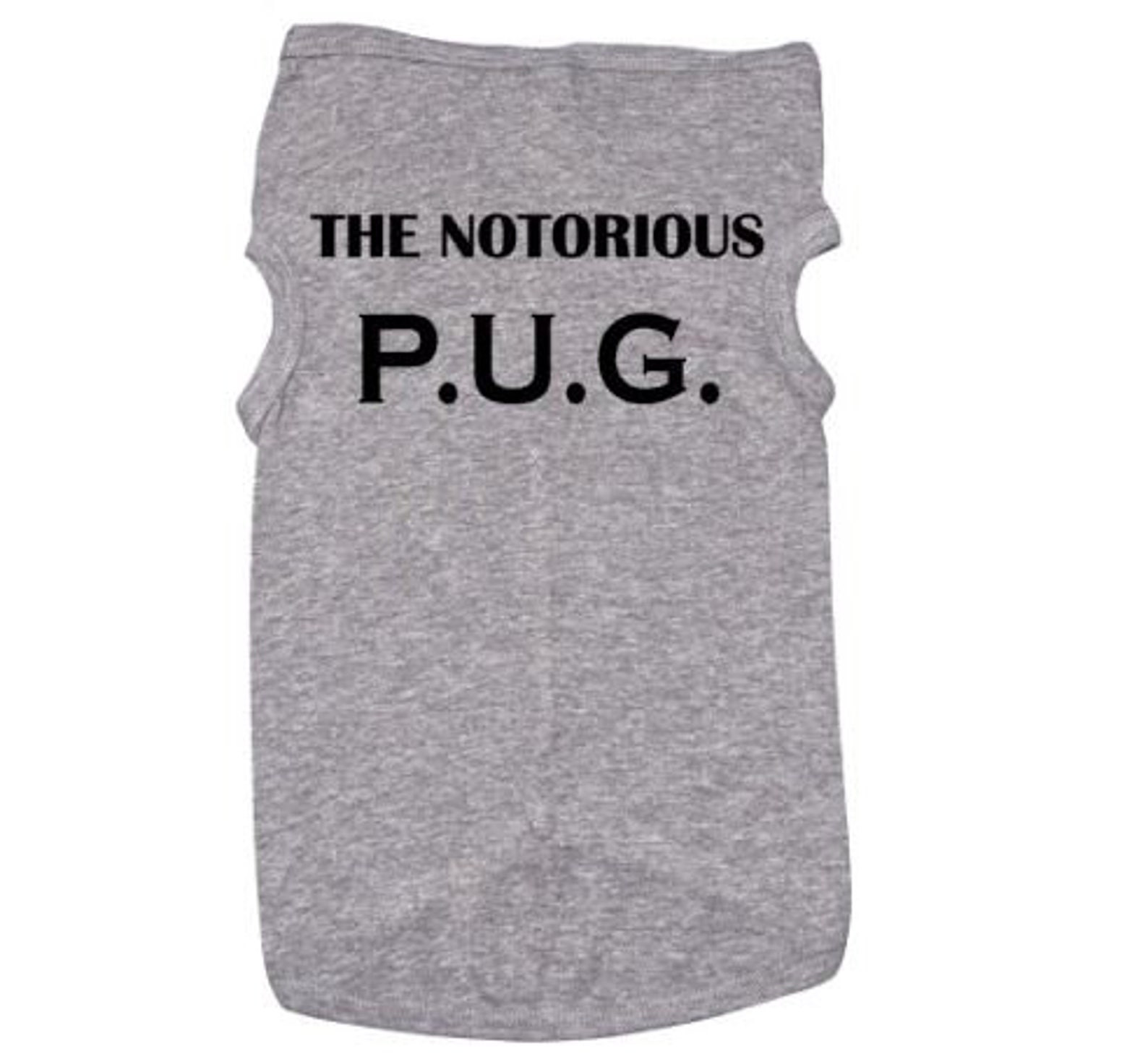 Dog Shirt, the Notorious P.U.G., Pug Outfit, Dog Shirt for Pugs, Pug T ...