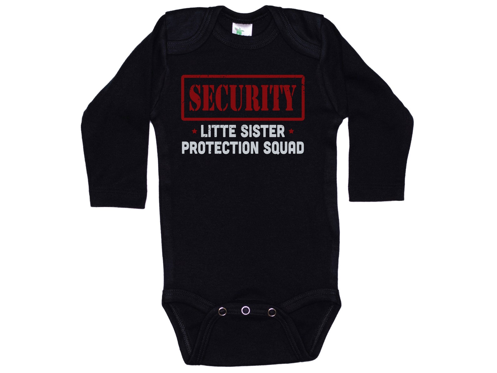 Sibling Onesie®, Little Sister Protection Squad, Big Brother, Security ...