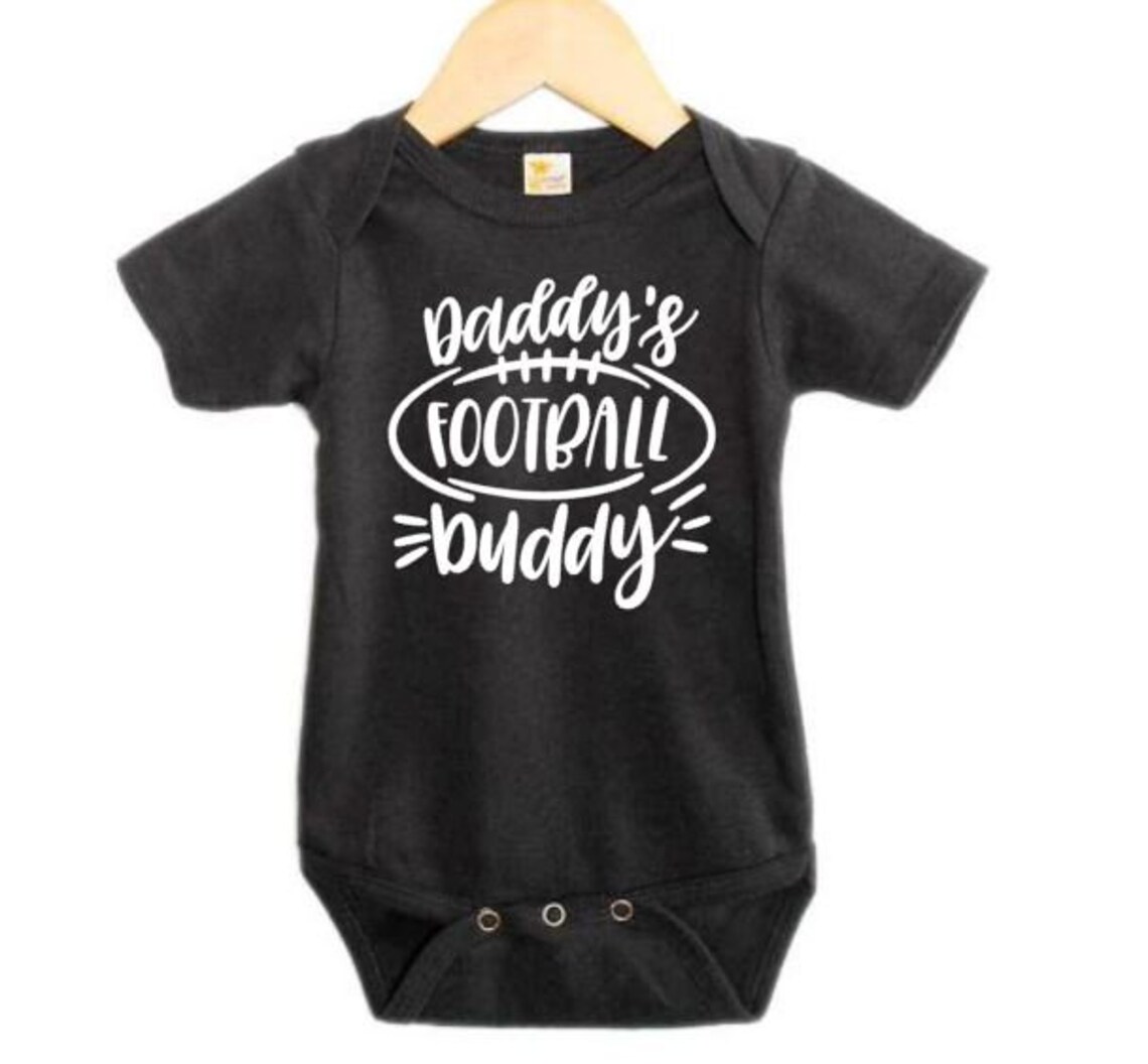 Football Onesie Daddy's Football Buddy Baby Football - Etsy