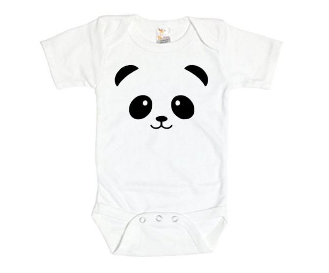 Panda Bear Panda Face Baby Panda Onesie Cute Baby Outfit - Etsy