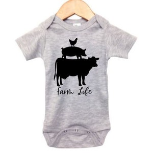 Baby Farmer Outfit Farm Life Infant Farm Onesie Farmer - Etsy
