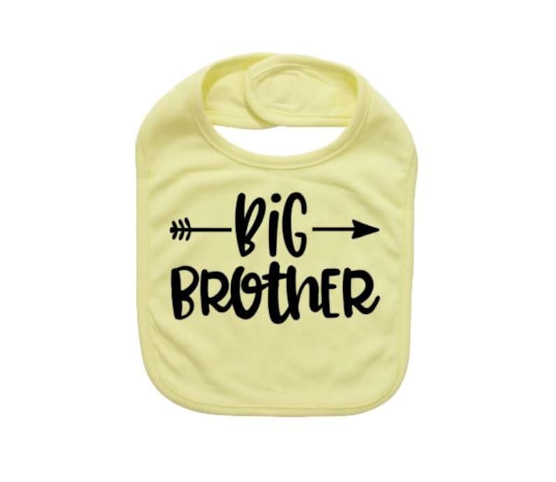 Baby Bib, Big Brother, Baby Announcement, Big Brother Arrow, Infant ...