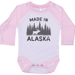 Made in Alaska, Alaska Onesie®, Baby Alaska Outfit, Alaska Baby, Baby ...