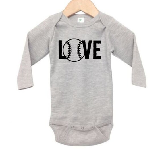 Baby Baseball Onesie Love Baseball Baseball Baby Baseball | Etsy