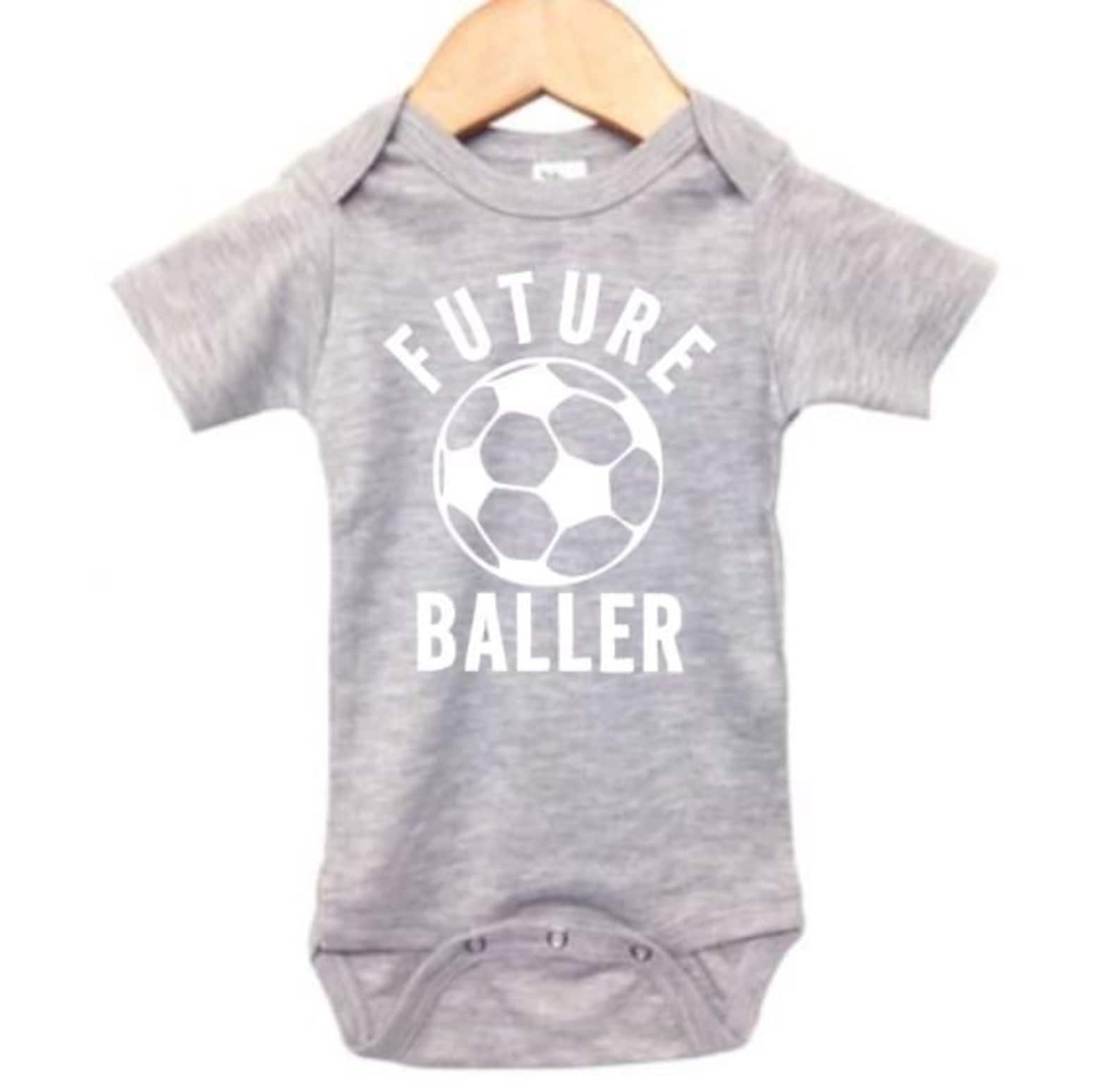 Baby Soccer Outfit Future Baller Baby Announcement Baby | Etsy