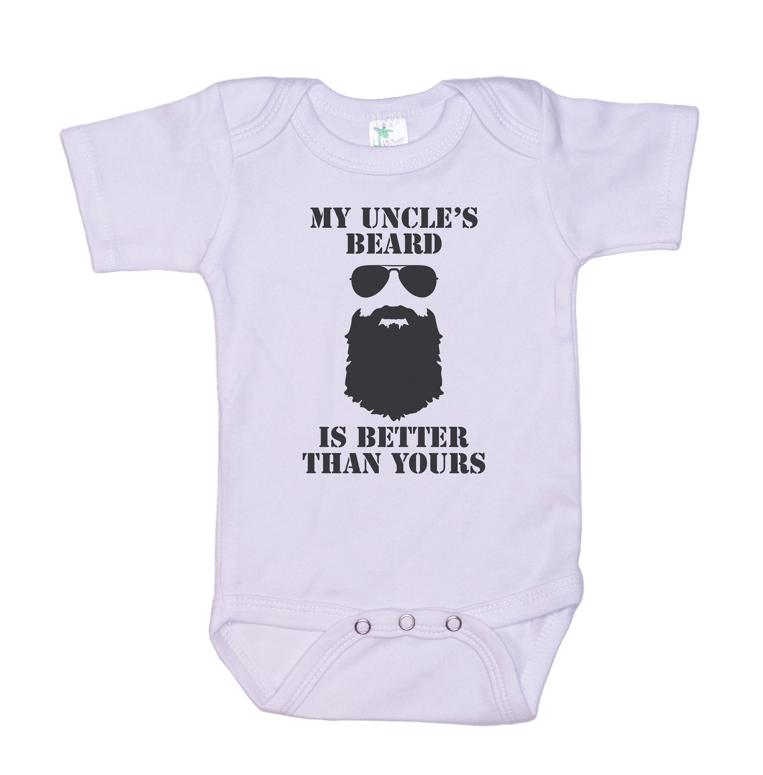 Uncle Baby Onesie®, My Uncle's Beard is Better Than Yours, Funny Uncle ...