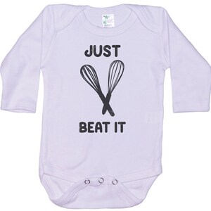 Cooking Onesie®, Just Beat It, Baking Onesie®, Baking Bodysuit, Baby ...