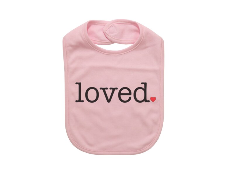 Love Baby Bib, Loved Heart, Valentine's Day Bib, Baby Shower Gift, Cute ...