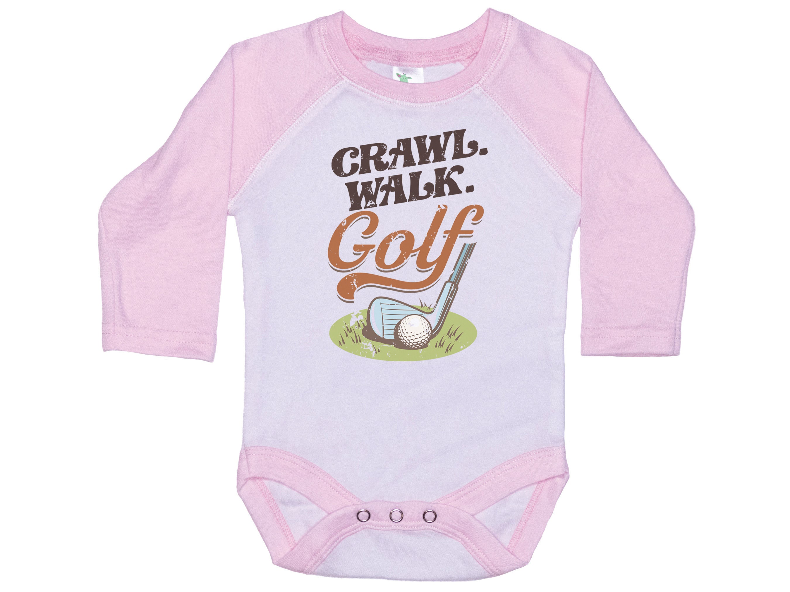Baby Golfing Outfit, Crawl Walk Golf, Infant Golfing Onesie®, Baby ...